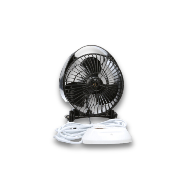 12V Caravan / RV Fan Variable Speed Black – Off Grid Living Supplies