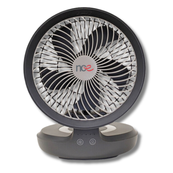 12V Oscillating Fan Grey With Light For Caravan & RVs – Off Grid Living ...