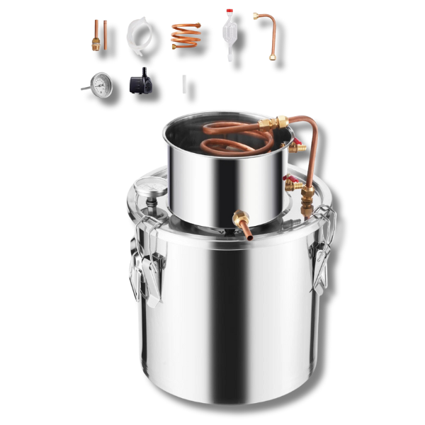 19L Stainless Steel Wine Distiller & Brewing Kit – Off Grid Living Supplies