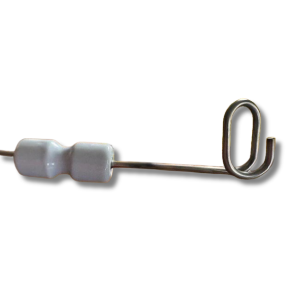 25x 250mm Porcelain Reel & Stainless Steel Offset Insulators for Elect ...