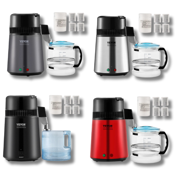 4L Countertop Water Distiller with Stainless Steel Interior – Off Grid ...