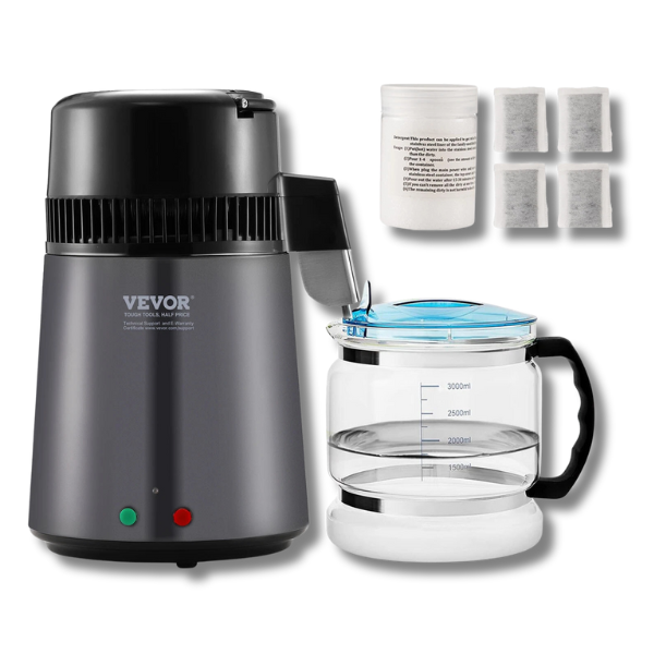 4L Countertop Water Distiller with Stainless Steel Interior – Off Grid ...