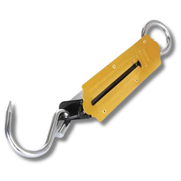 50kg Steel Spring Balance Pocket Scales for Hanging, Butchering & Farm ...