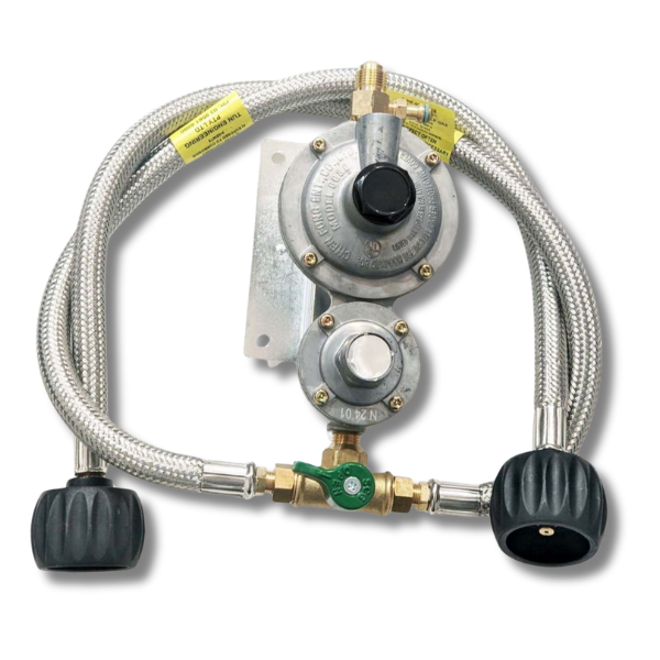 600mm Double Gas Regulator Assembly – Off Grid Living Supplies