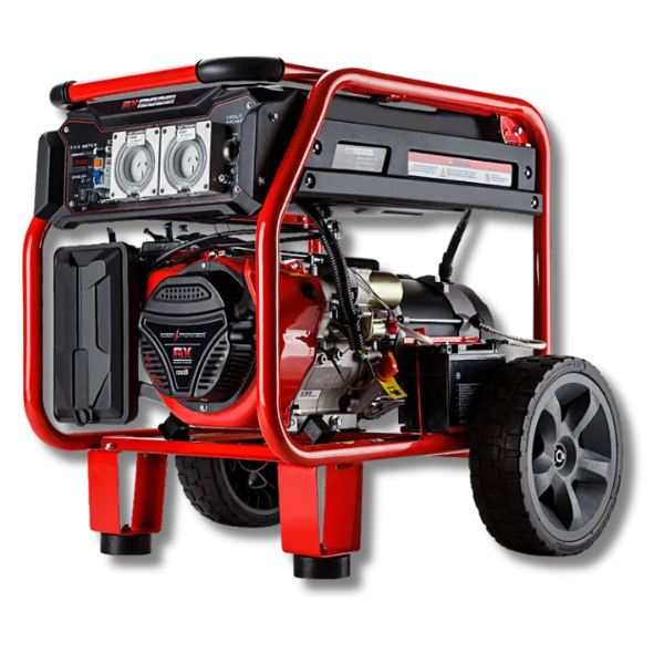 8.4kW Peak / 6kW Rated Single Phase Portable Petrol Generator with RCD ...