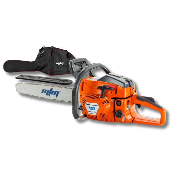 Petrol Commercial Chainsaw with 22" Bar, E-Start & Top Handle – Off ...